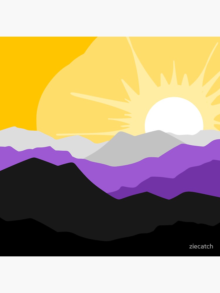 "Subtle Non-Binary Pride" Sticker for Sale by ziecatch | Redbubble