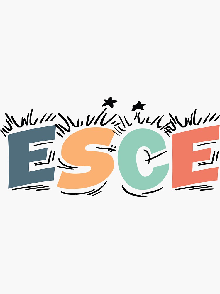 Pegatina «Camiseta ECSE, Primera infancia, Camiseta de educador de la ...