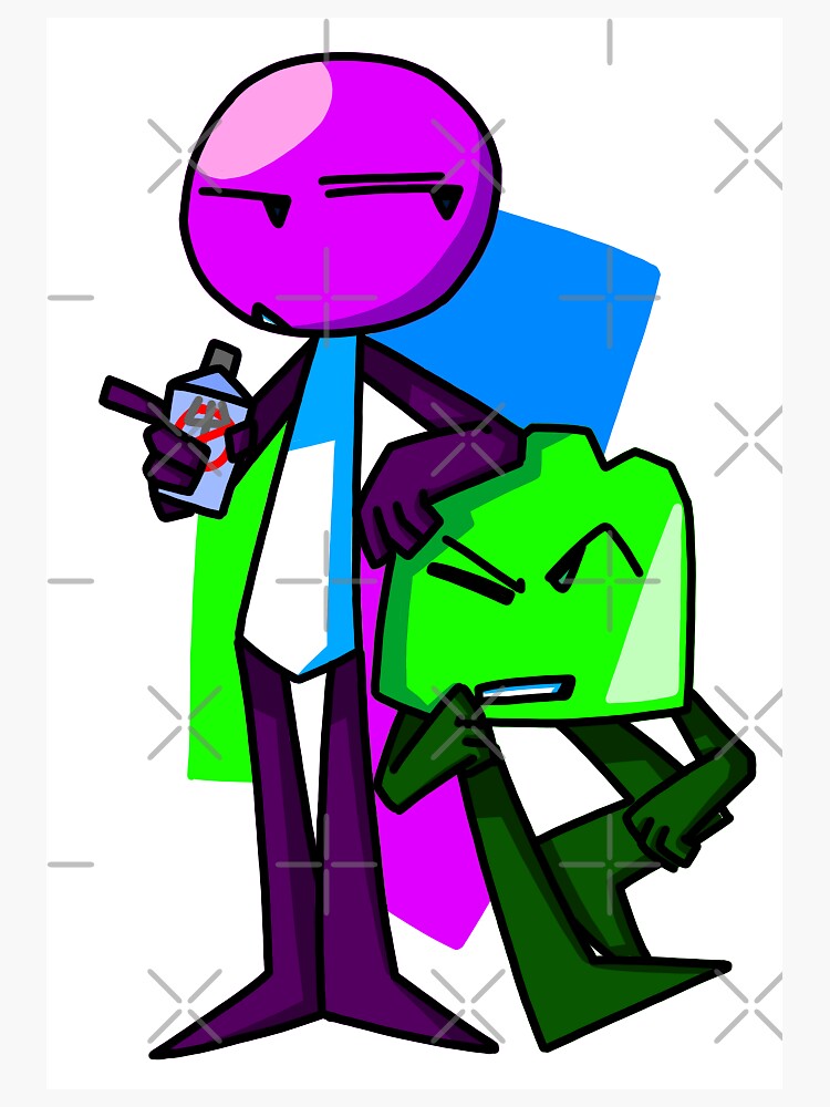 "Lollipop & Gelatin from BFB" Sticker for Sale by Spiff-O-Matic | Redbubble