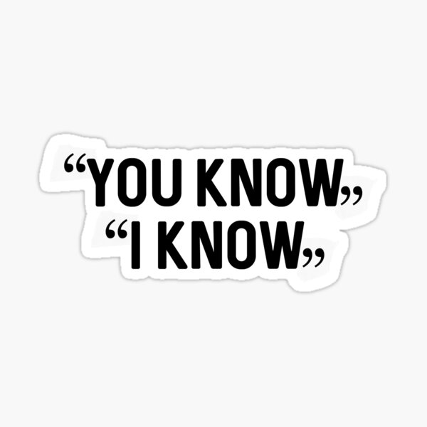 "Robron | You Know" Sticker for Sale by xloz91x | Redbubble