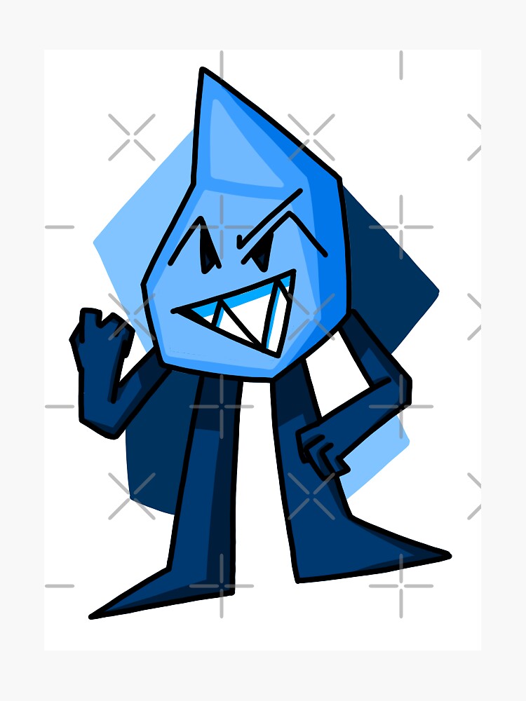 "Teardrop from BFB" Sticker for Sale by Spiff-O-Matic | Redbubble