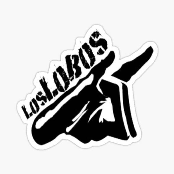 "The amazing logos cover album rock band los lobos" Sticker for Sale by ...