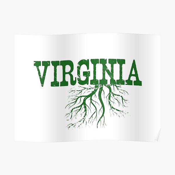 "Virginia Roots" Poster for Sale by surgedesigns | Redbubble