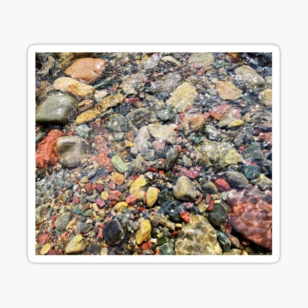 "Glacier Rocks" Sticker for Sale by MiddleJourney | Redbubble