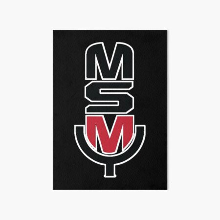 "MSM Logo " Art Board Print for Sale by NickalusMas | Redbubble