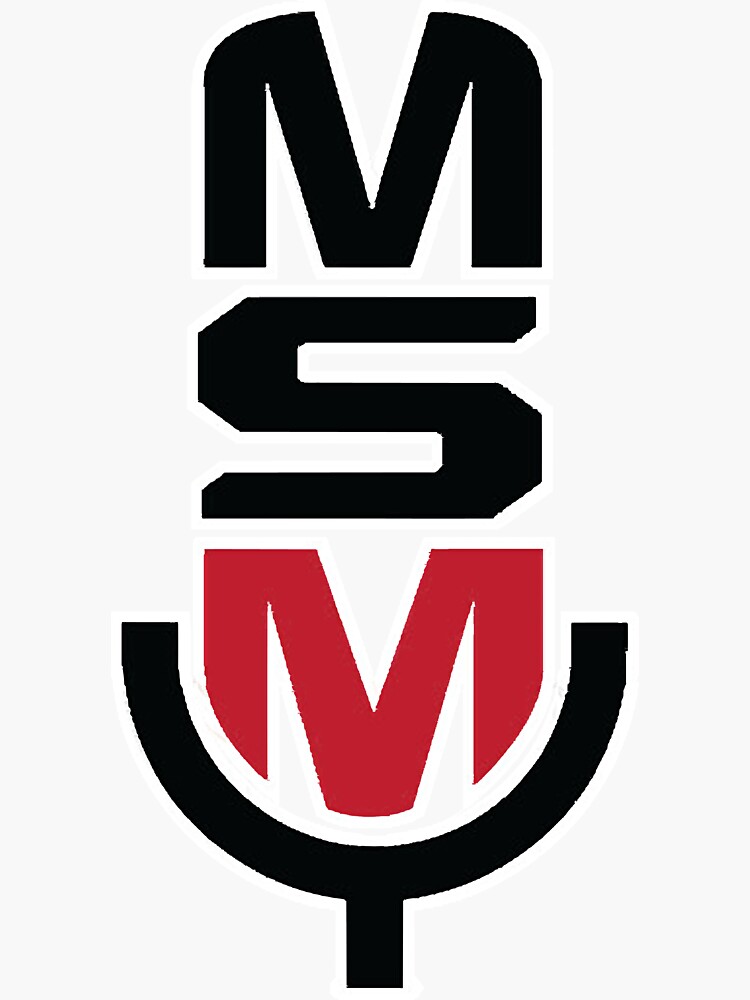 "MSM Logo " Sticker by NickalusMas | Redbubble