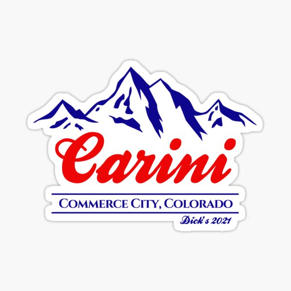"Carini Dick's 2021" Sticker for Sale by wevegotaband | Redbubble