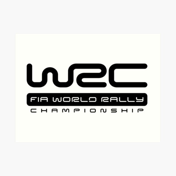 "RACING - "WRC" RALLY LOGO" Art Print for Sale by devivlee | Redbubble