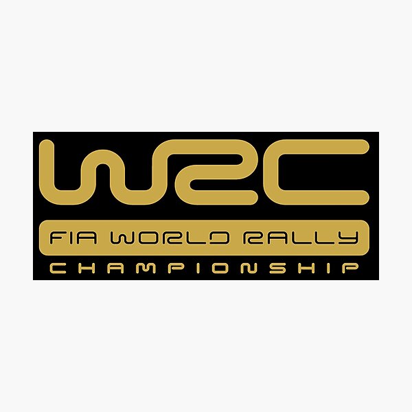 "RACING - "WRC" RALLY LOGO" Photographic Print by devivlee | Redbubble