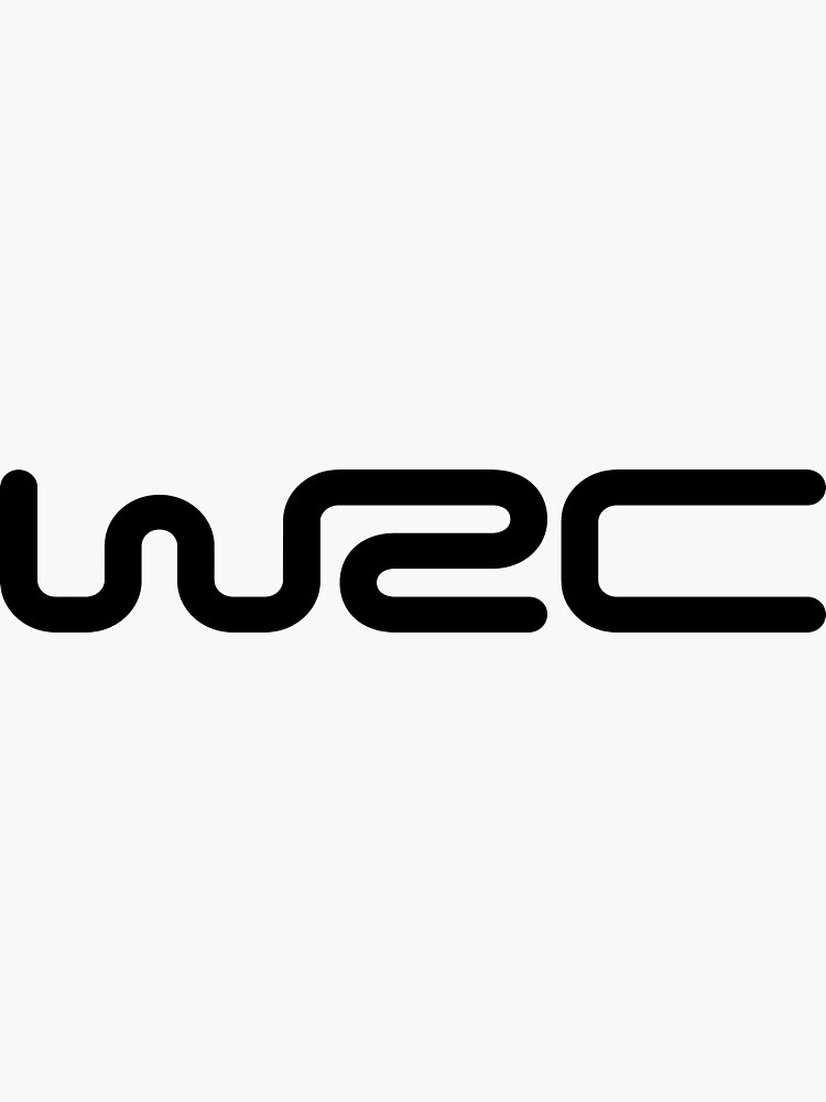 "RACING - "WRC" RALLY LOGO" Sticker for Sale by devivlee | Redbubble