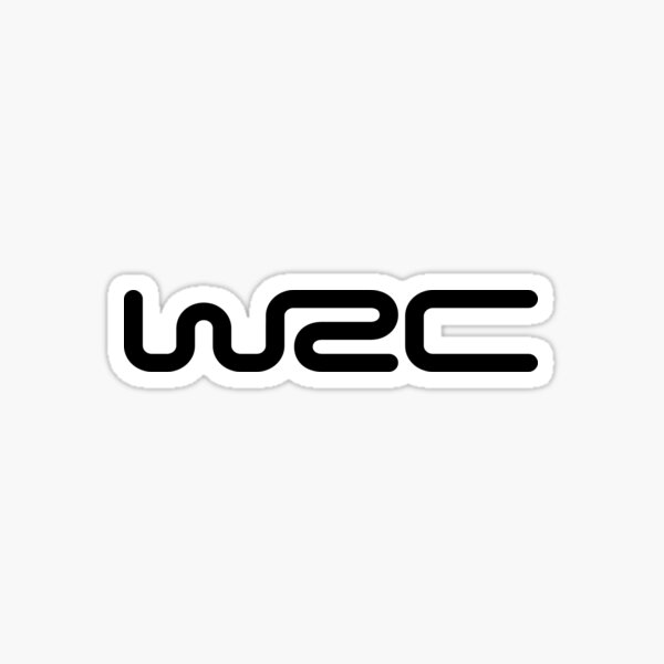 "RACING - "WRC" RALLY LOGO" Sticker for Sale by devivlee | Redbubble