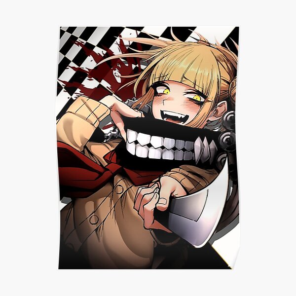 "Himiko Toga - Blood and Checkers" Poster by dikyfranzell | Redbubble