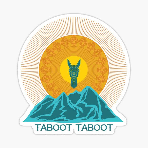 "Taboot Taboot" Sticker for Sale by wevegotaband | Redbubble