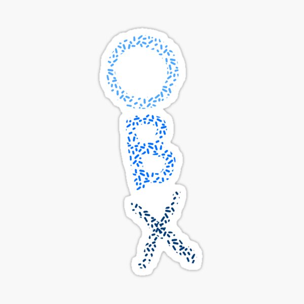 "obx letters" Sticker by MorganRandazzoo | Redbubble