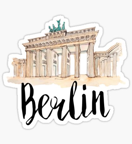 Berlin: Sticker | Redbubble