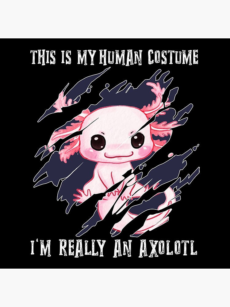 "Halloween Axolotl Costume Cute Kawaii Exotic Pet" Poster for Sale by ...