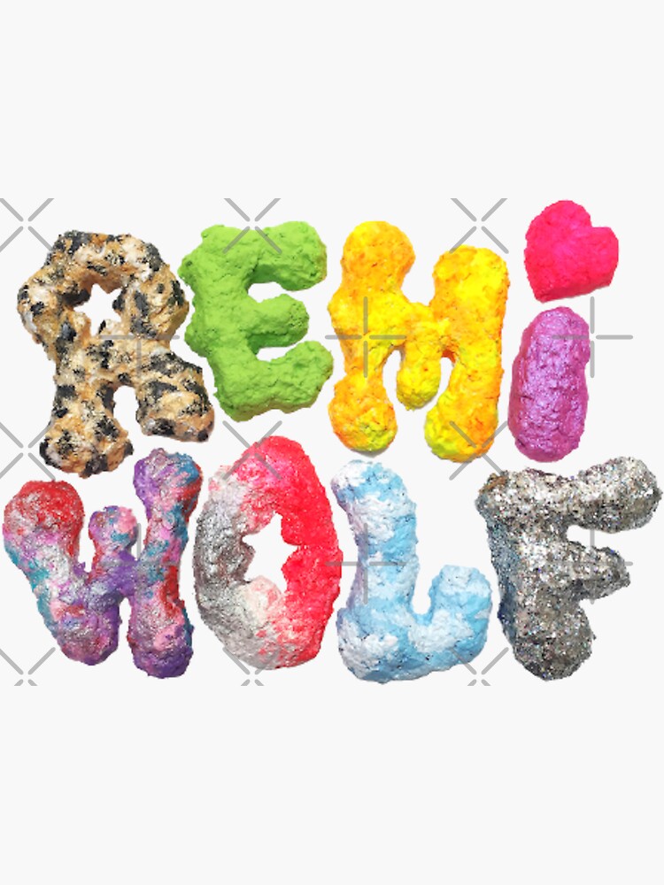 "logo remi wolf" Sticker for Sale by alohasoftie | Redbubble