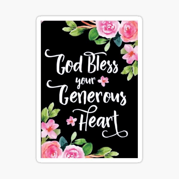"God bless you" Sticker for Sale by Designhub14 | Redbubble