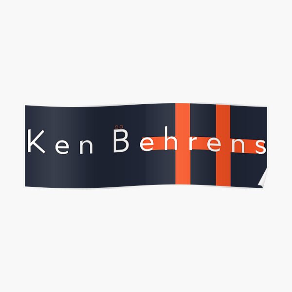 "Ken Behrens T-shirt design " Poster for Sale by ahmedmoka | Redbubble