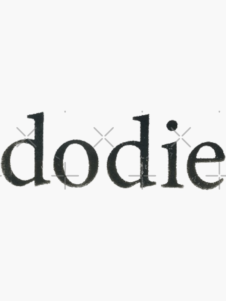"logo dodie" Sticker for Sale by alohasoftie | Redbubble