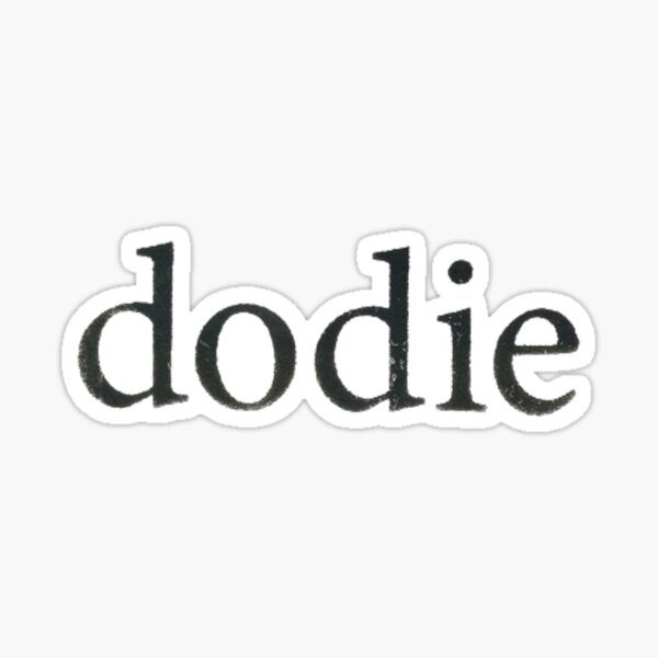 "logo dodie" Sticker for Sale by alohasoftie | Redbubble