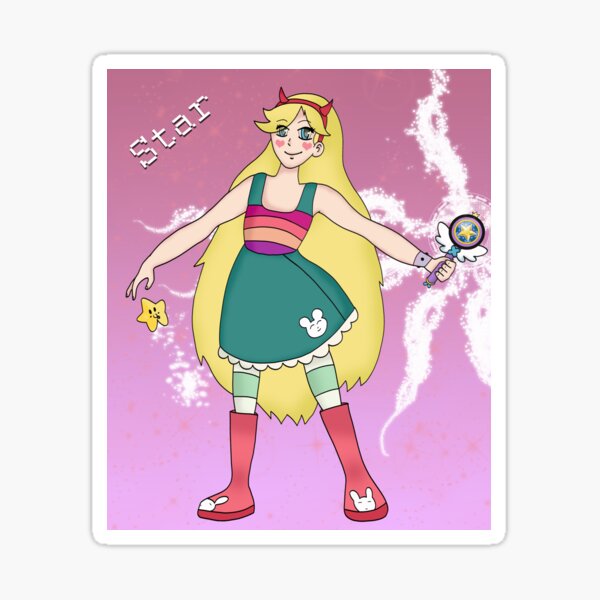 "Star Butterfly" Sticker for Sale by Bro96 | Redbubble