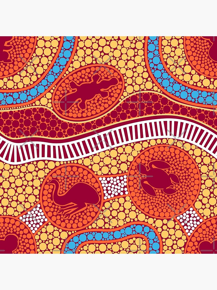 "Authentic Aboriginal Art - Animals " Poster for Sale by HogarthArts ...