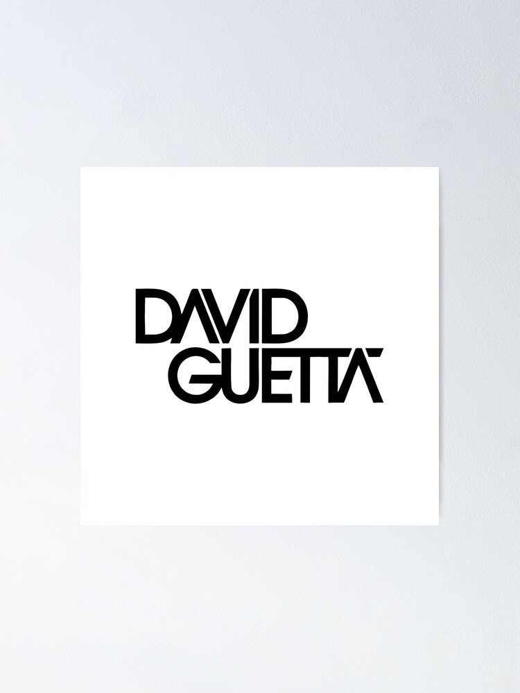 "BEST SELLING - David Guetta Logo " Poster by WigginsBest | Redbubble