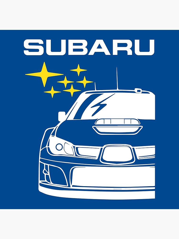 "Subaru Impreza WRX STI front" Poster for Sale by Overspeed | Redbubble