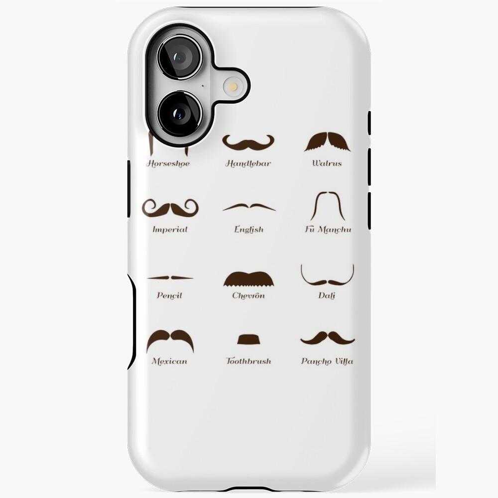 "Mustache Style Identification Chart" Photographic Print for Sale by ...
