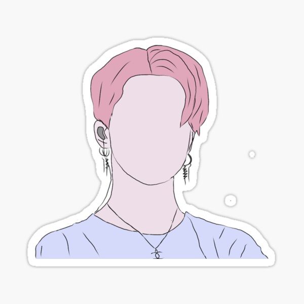 "Bts jimin cartoon kpop idol " Sticker for Sale by Kiri-311 | Redbubble