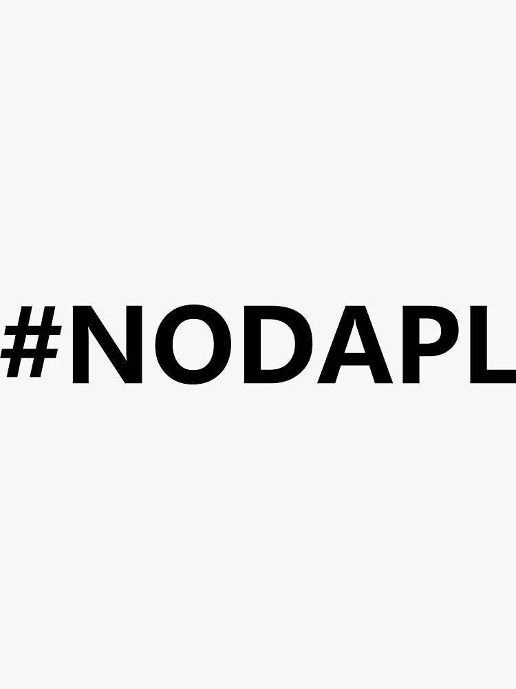 "#NODAPL" Sticker for Sale by going2beautiful | Redbubble