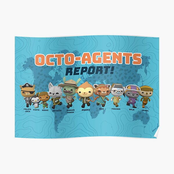 "Octo Agents" Poster for Sale by TimClanahan | Redbubble