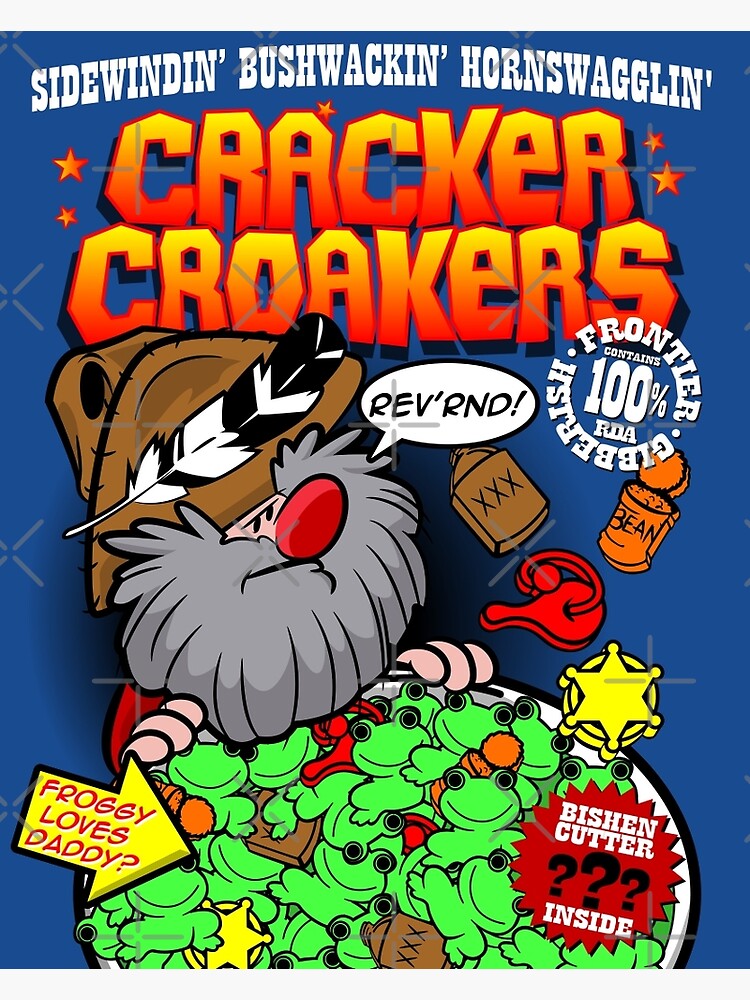 "Cracker Croakers" Poster for Sale by boltfromtheblue | Redbubble