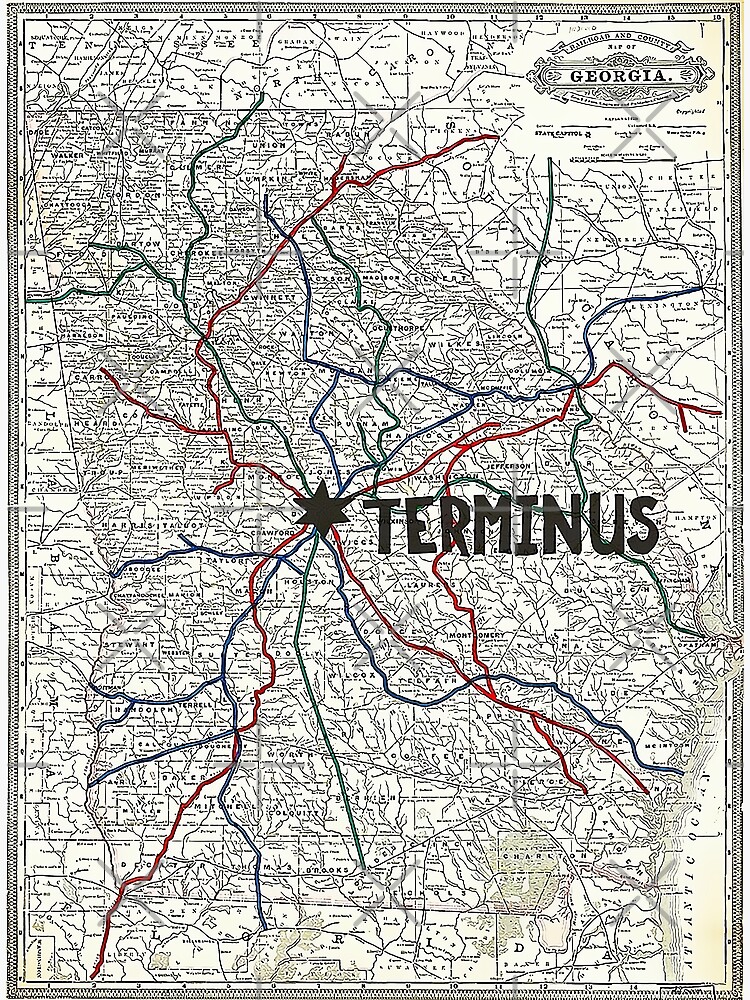 "Terminus Map" Poster for Sale by reyda959 | Redbubble