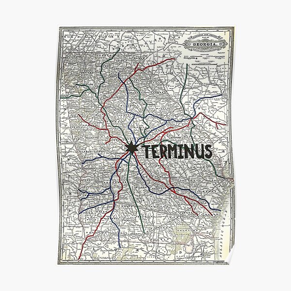 "Terminus Map" Poster for Sale by reyda959 | Redbubble