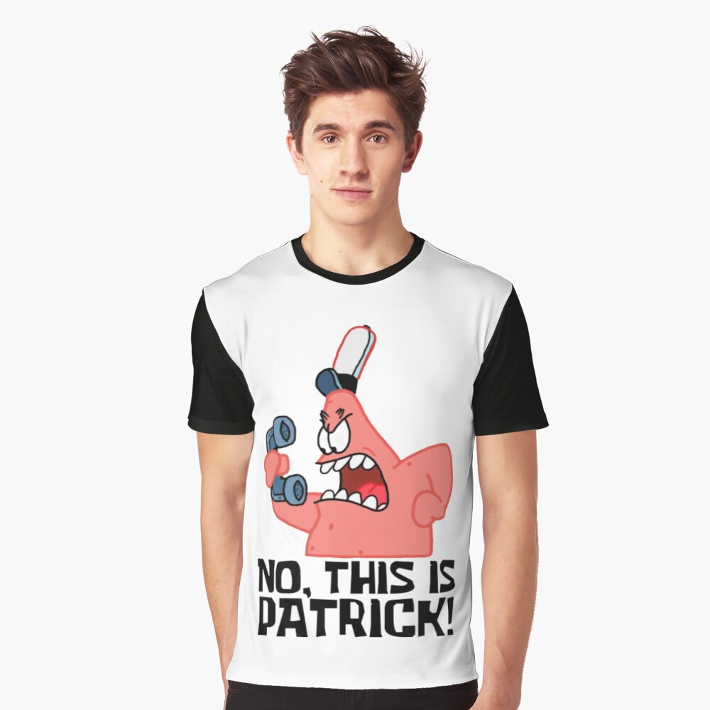 "Spongebob No, This Is Patrick!" Sticker for Sale by MisverLifes ...