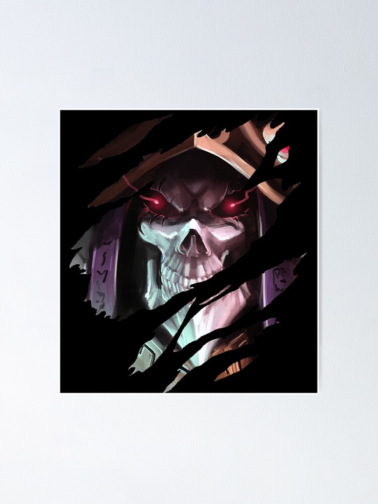 "Gifts Men Anime Overlord - Momonga Graphic For Fan" Poster for Sale by ...