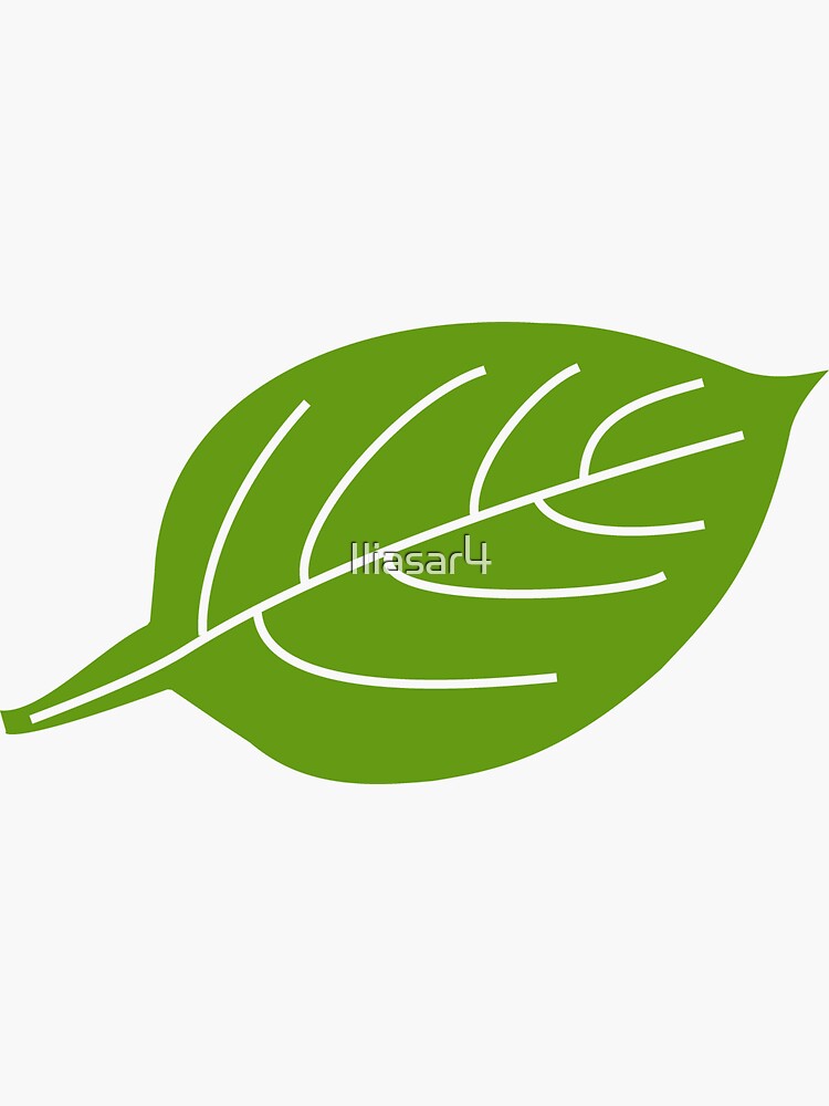 "Tree Leaf" Sticker for Sale by Iliasar4 | Redbubble