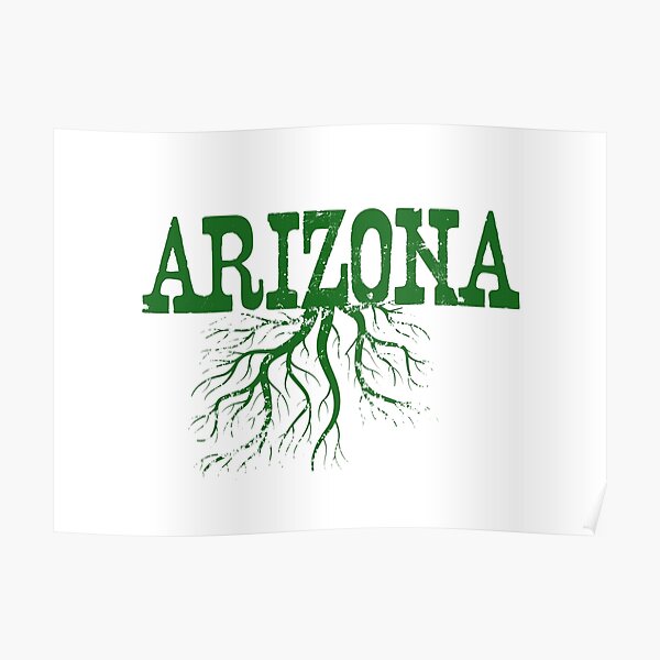 "Arizona Roots" Poster for Sale by surgedesigns | Redbubble
