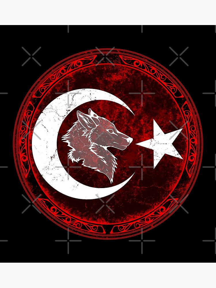 "Bozkurt" Poster by NicGrayGraphic | Redbubble