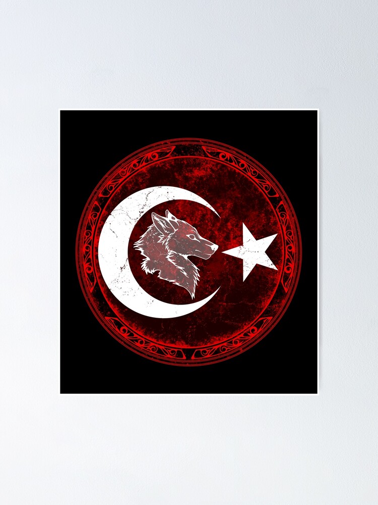 "Bozkurt" Poster by NicGrayGraphic | Redbubble