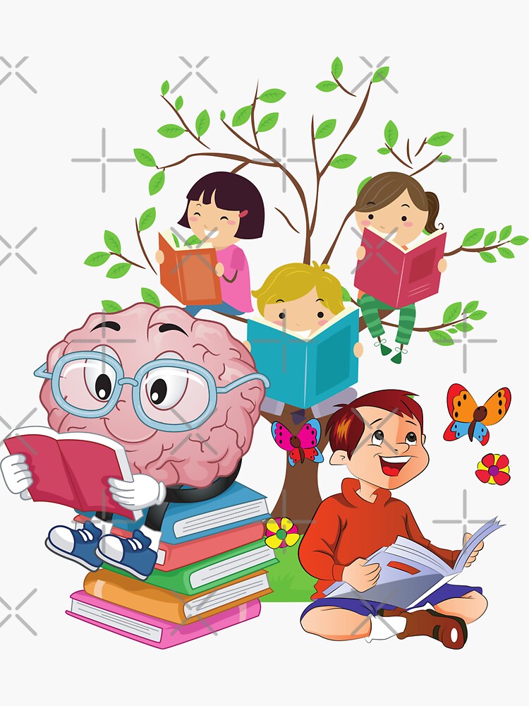 "literacy day sticker Reading is fun" Sticker for Sale by luxuryhaul ...