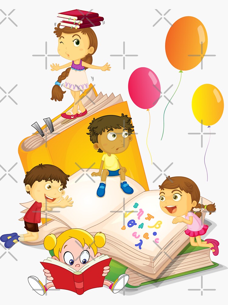 "literacy day sticker Reading is fun" Sticker for Sale by luxuryhaul ...