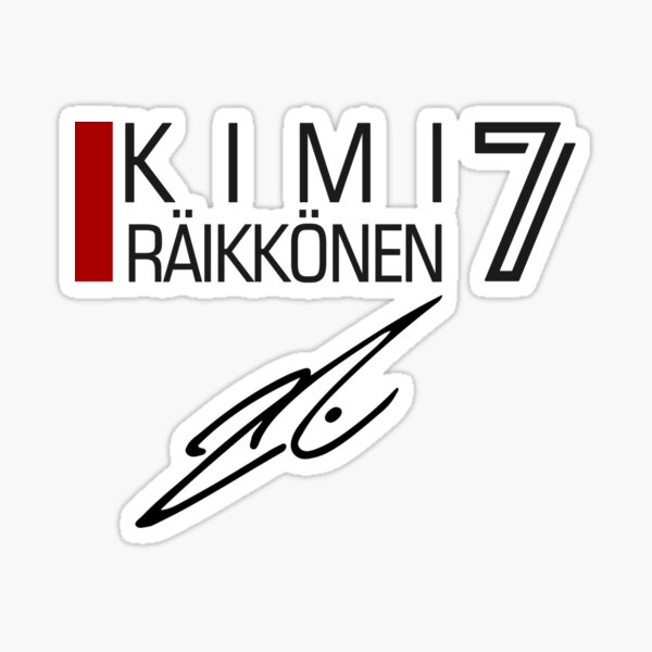 "Kimi Raikkonen" Sticker for Sale by tema0789 | Redbubble