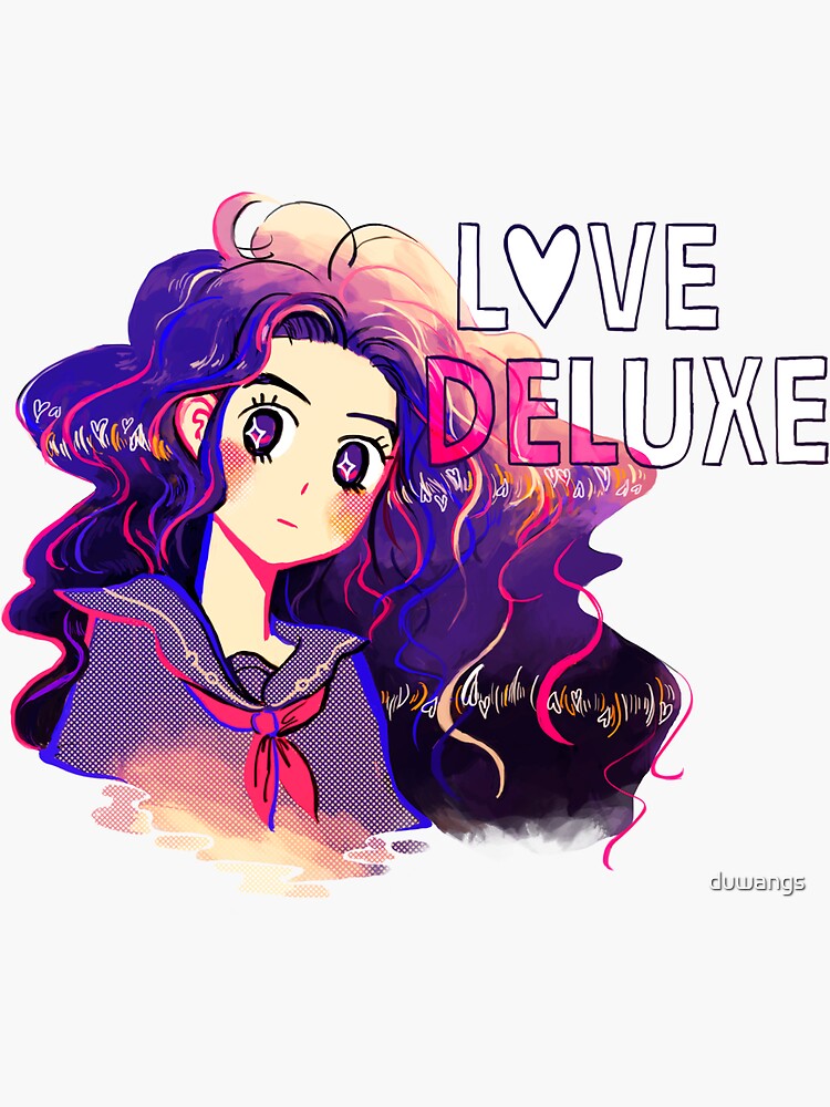 "love deluxe" Sticker for Sale by duwangs | Redbubble