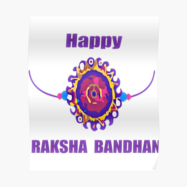 "Behen Bhai Raksha Bandhan" Poster for Sale by Alooatta | Redbubble