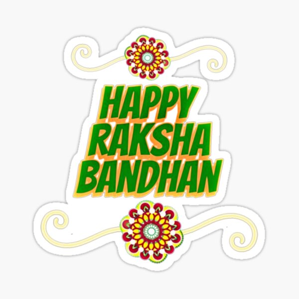 "Behen Bhai Raksha Bandhan" Sticker for Sale by Alooatta | Redbubble