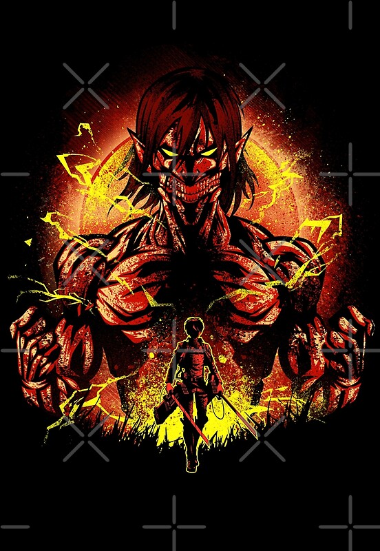 "Attack of Eren v2" by Hypertwenty Designs | Redbubble