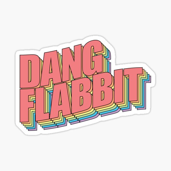 "Dang Flabbit Billy Ray Cyrus" Sticker for Sale by essjaydesigns ...